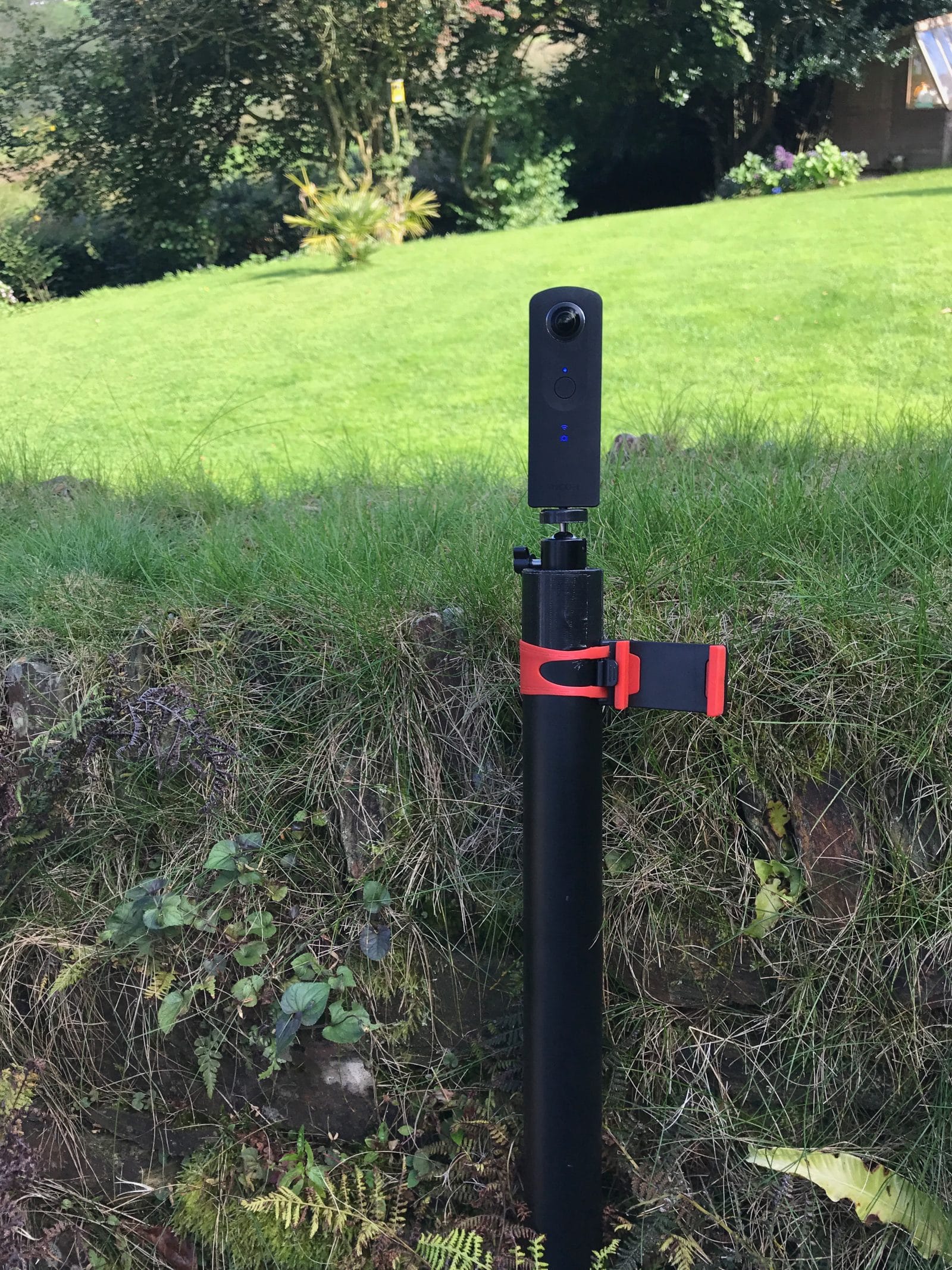 When Drone Can't Fly Use Pole Aerial Photography with the latest Camera