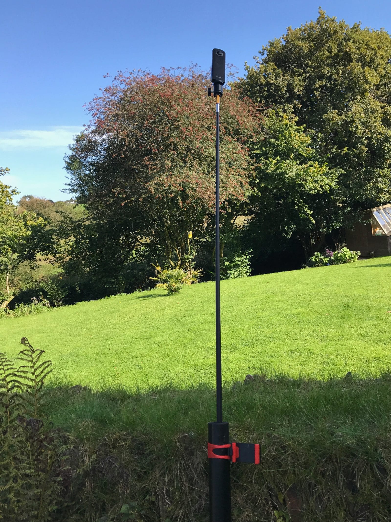 When Drone Can't Fly Use Pole Aerial Photography with the latest Camera